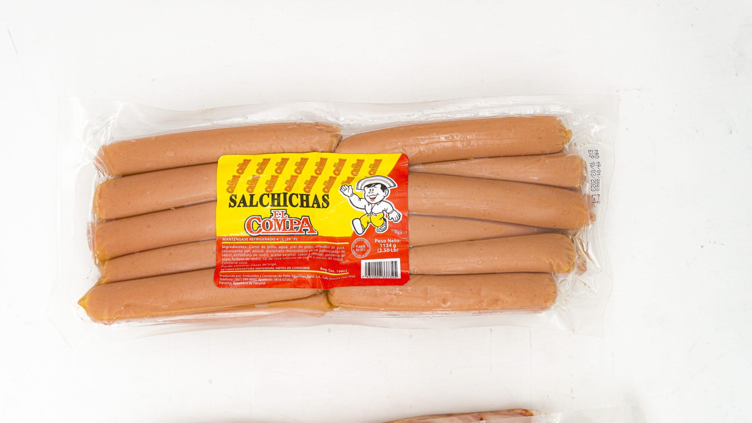 SALCHICHAS EL COMPA REGULAR 2.5LB – Iris Panama