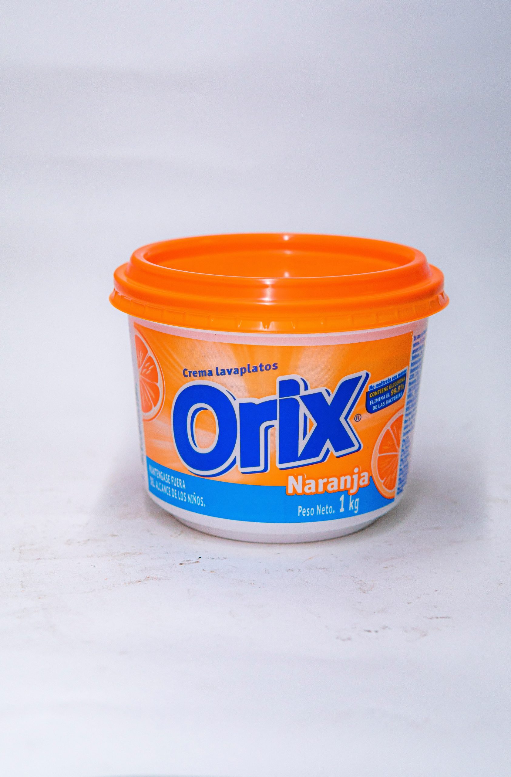 ORIX CREMA LAVAPLATOS NARANJA 1KG + ITBMS – Iris Panama