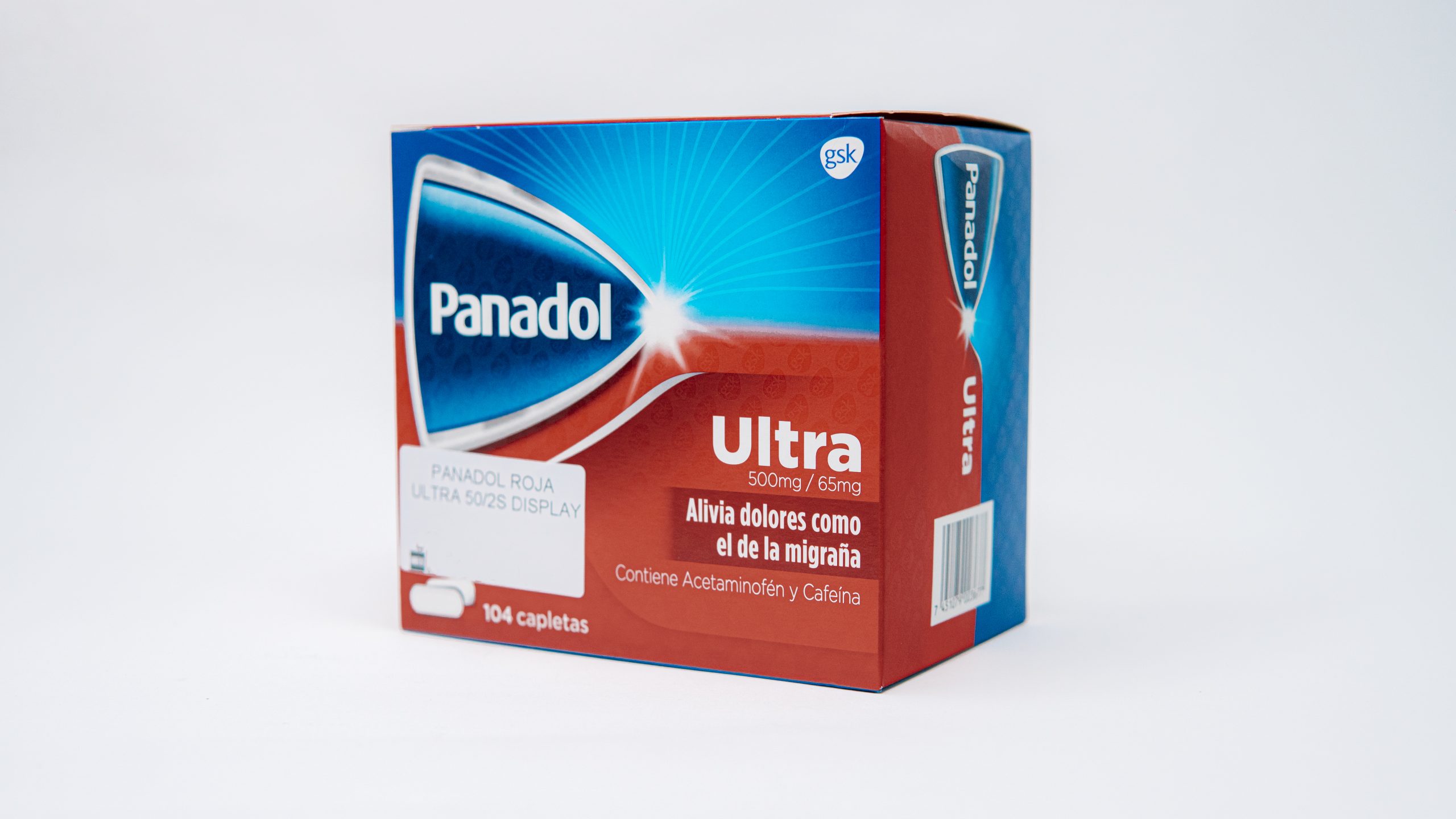 PANADOL ROJA ULTRA 50/2S DISPLAY – Iris Panama