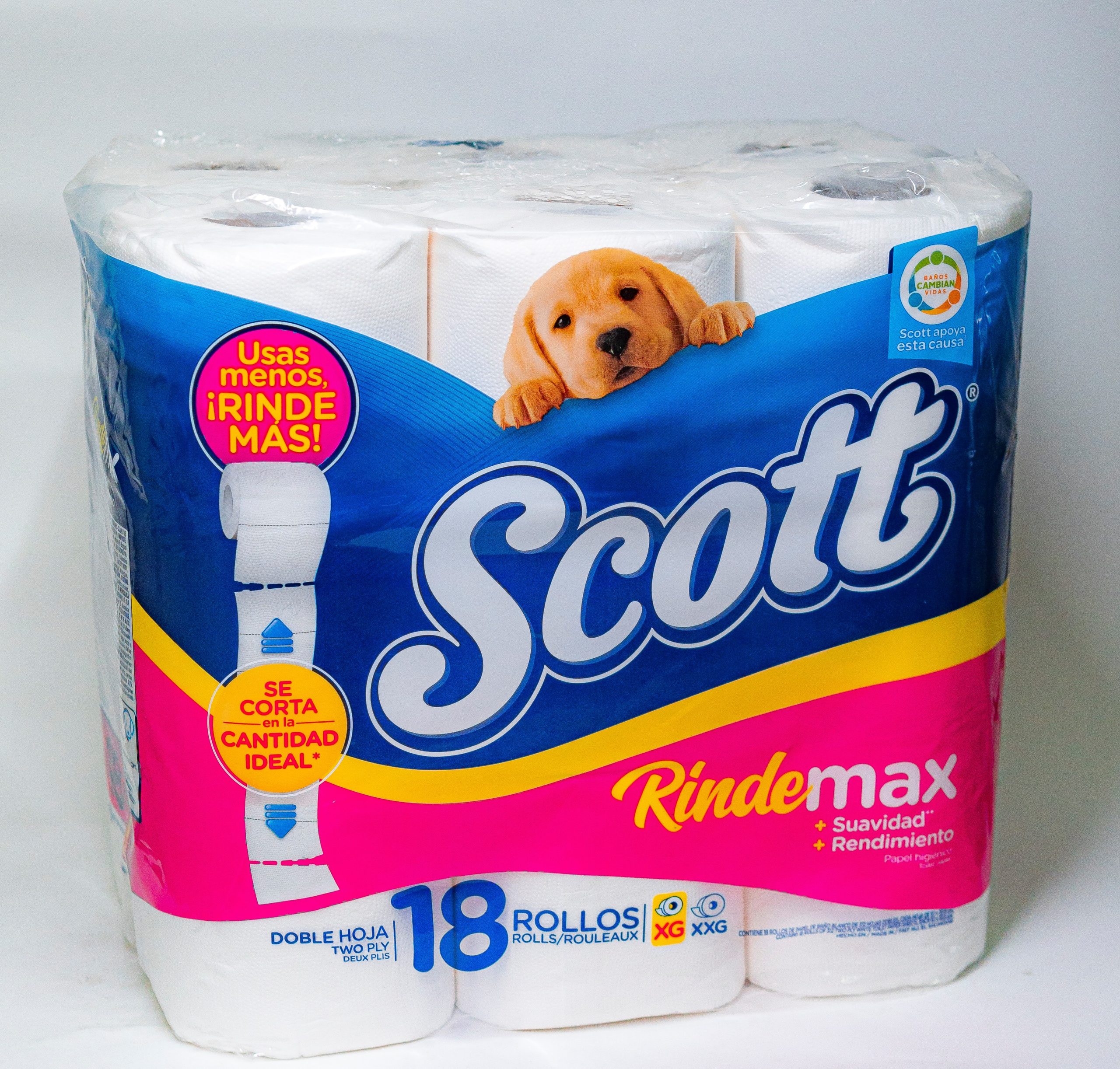 SCOTT PAPEL HIGIENICO RINDEM 2P XG 18U + ITBMS – Iris Panama