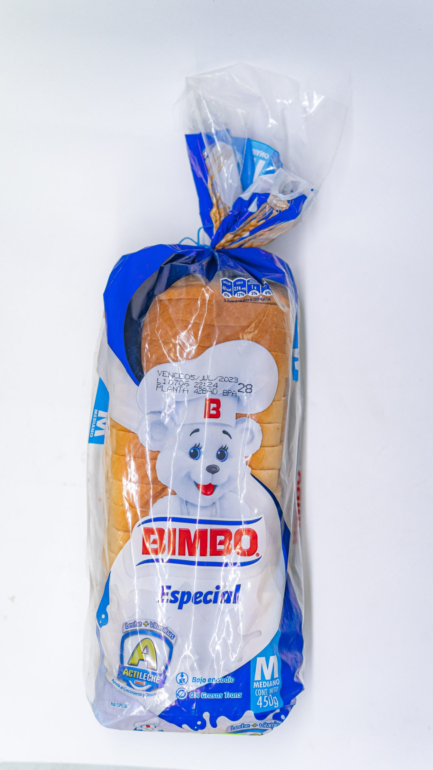 BIMBO PAN BLANCO 450G – Iris Panama